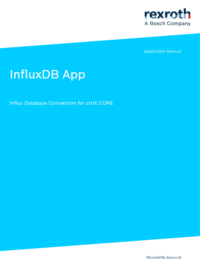 R911418738 - 02 - InfluxDB App, Application Manual - EN | PDF | Usb ...