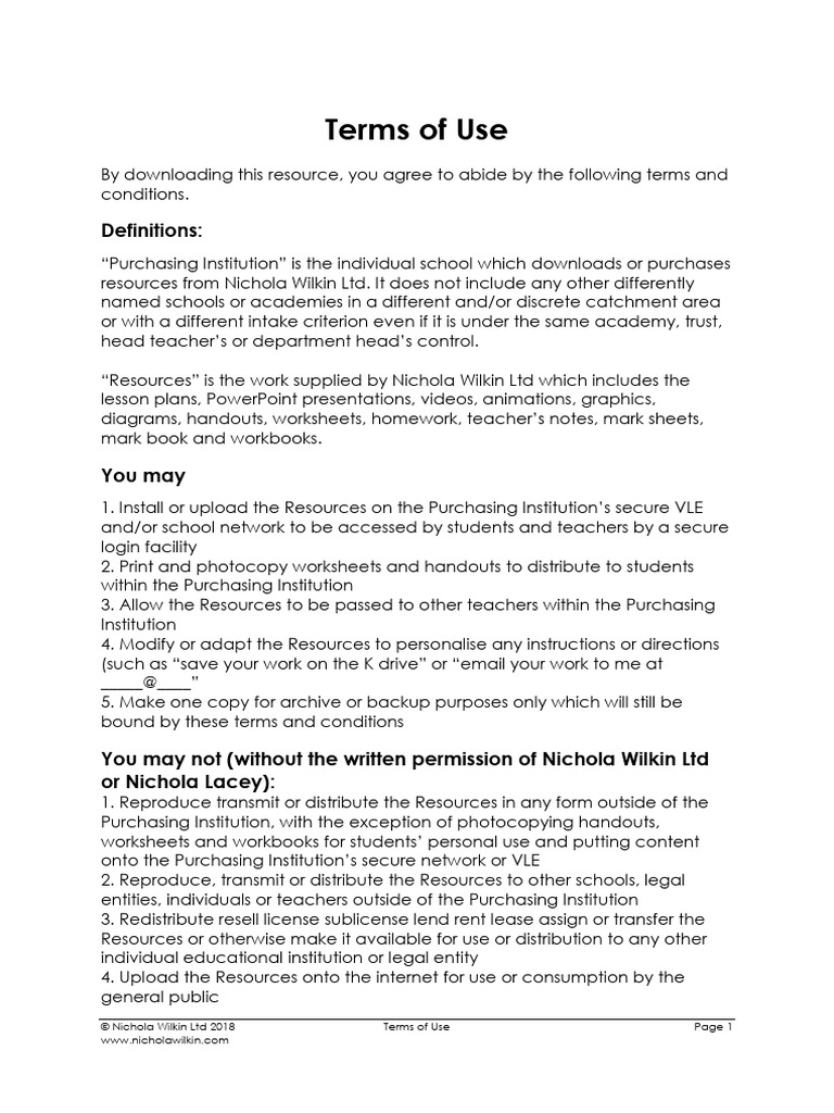 Terms of Use | PDF | Copyright | Computing