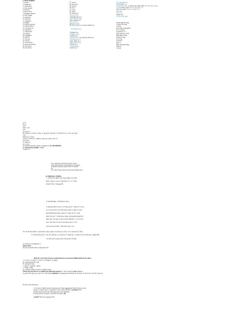 Global 9 Units 123 Practice Tests | PDF