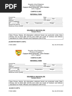 Southern Leyte Barangay Referral Slip | PDF