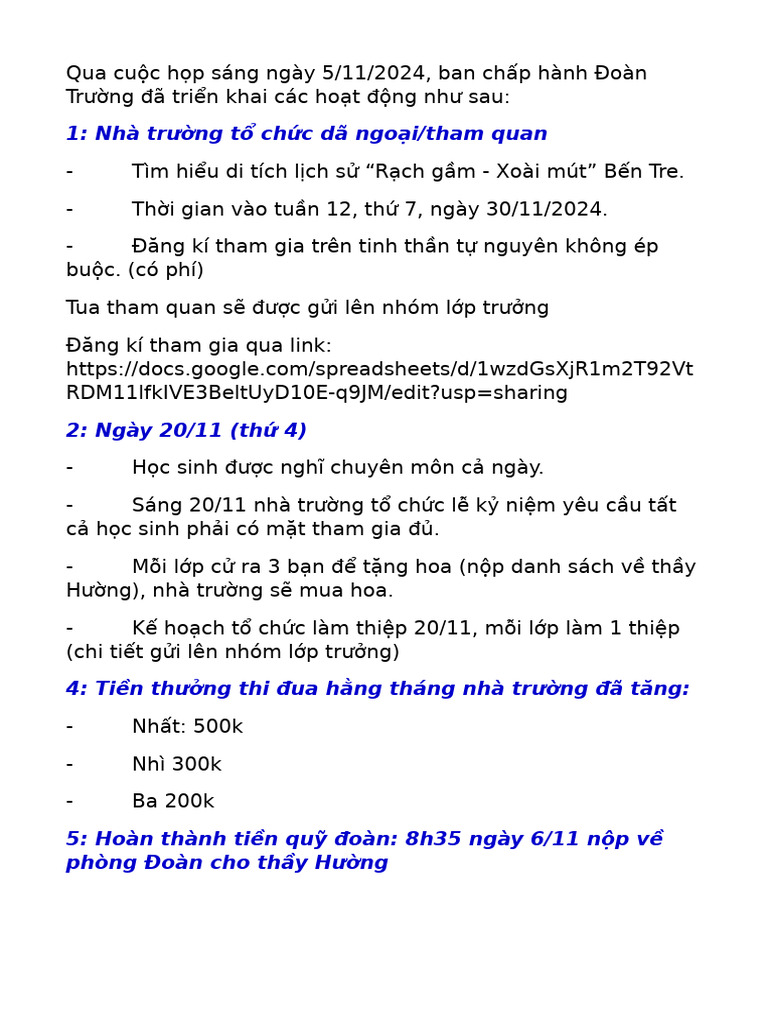 1: Nhà Trư NG T CH C Dã Ngo I/tham Quan | PDF