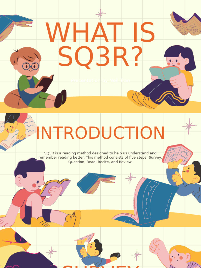Cream and Yellow Illustrative What is SQ3R Presentation | PDF