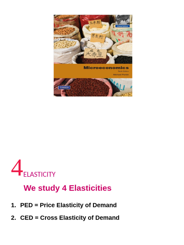 Ch04-Elasticity | PDF | Elasticity (Economics) | Demand