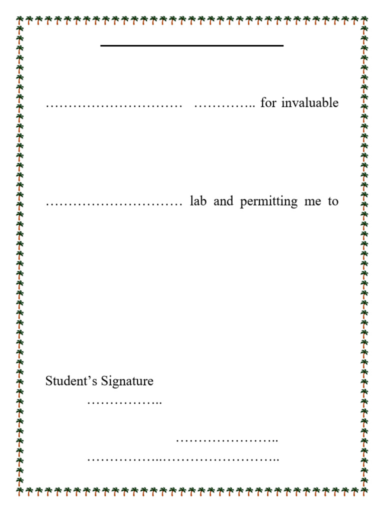 Project Acknowledgement Section | PDF