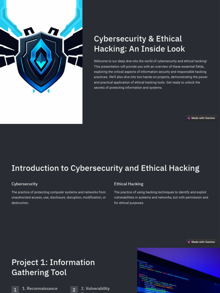 Cybersecurity and Ethical Hacking An Inside Look | PDF | Security ...