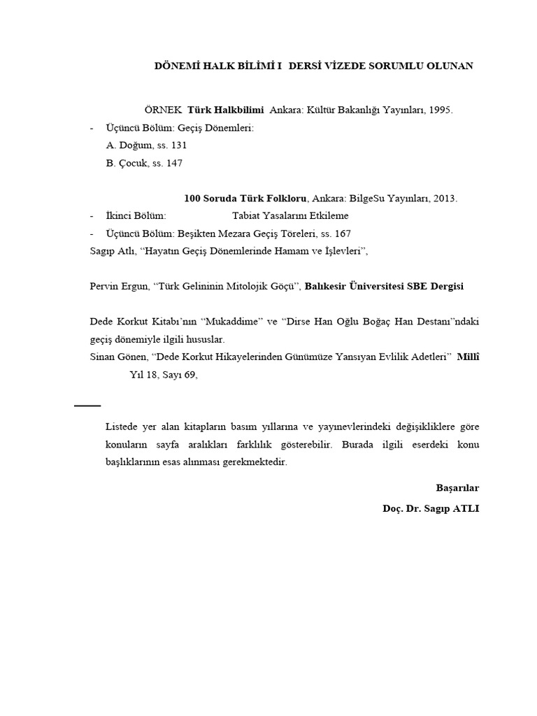 Halk Bi̇li̇mi̇ Ii | PDF
