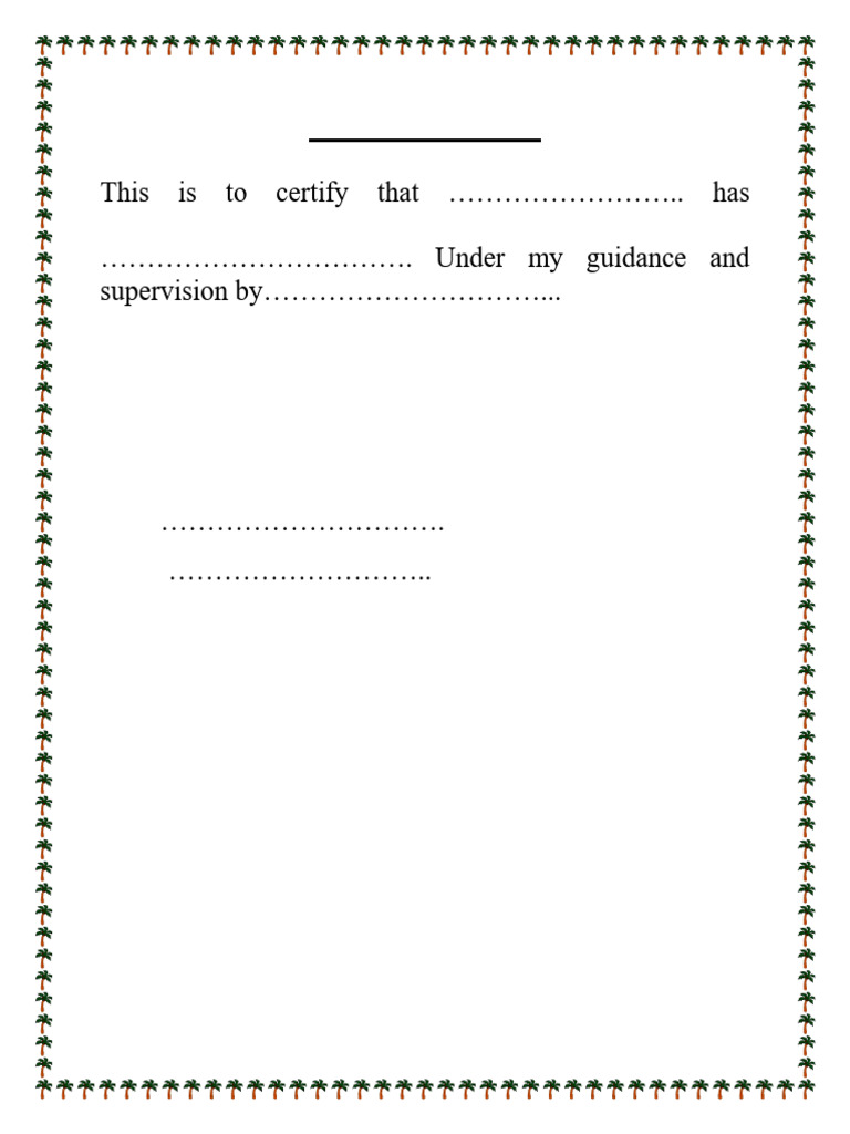 Certificate for CBSE XII Project Completion | PDF