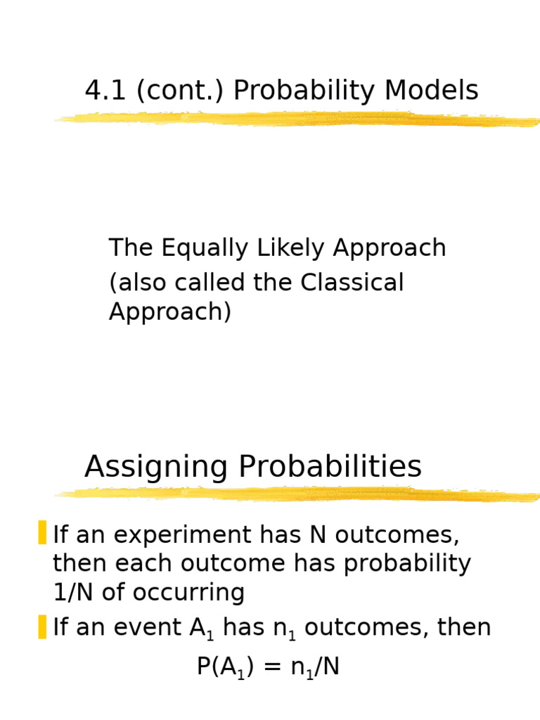 4-2eqlik C Ounting Approach For Prob | PDF | Probability | Function ...