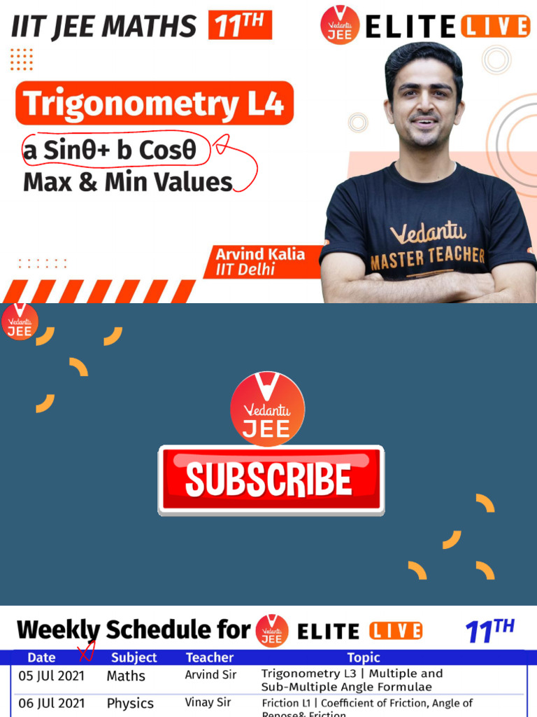 YT +Trigonometry+L4+ +11th+elite+ | PDF | Special Functions | Combinatorics