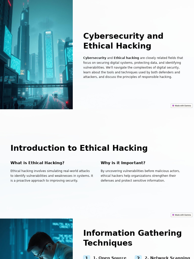 Cybersecurity and Ethical Hacking | PDF | Security | Computer Security