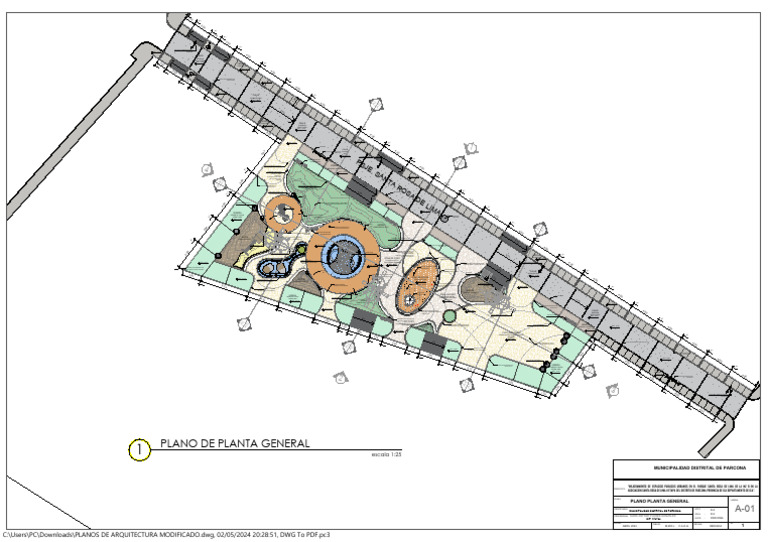 6.plano Arquitectonico - Planta General | PDF