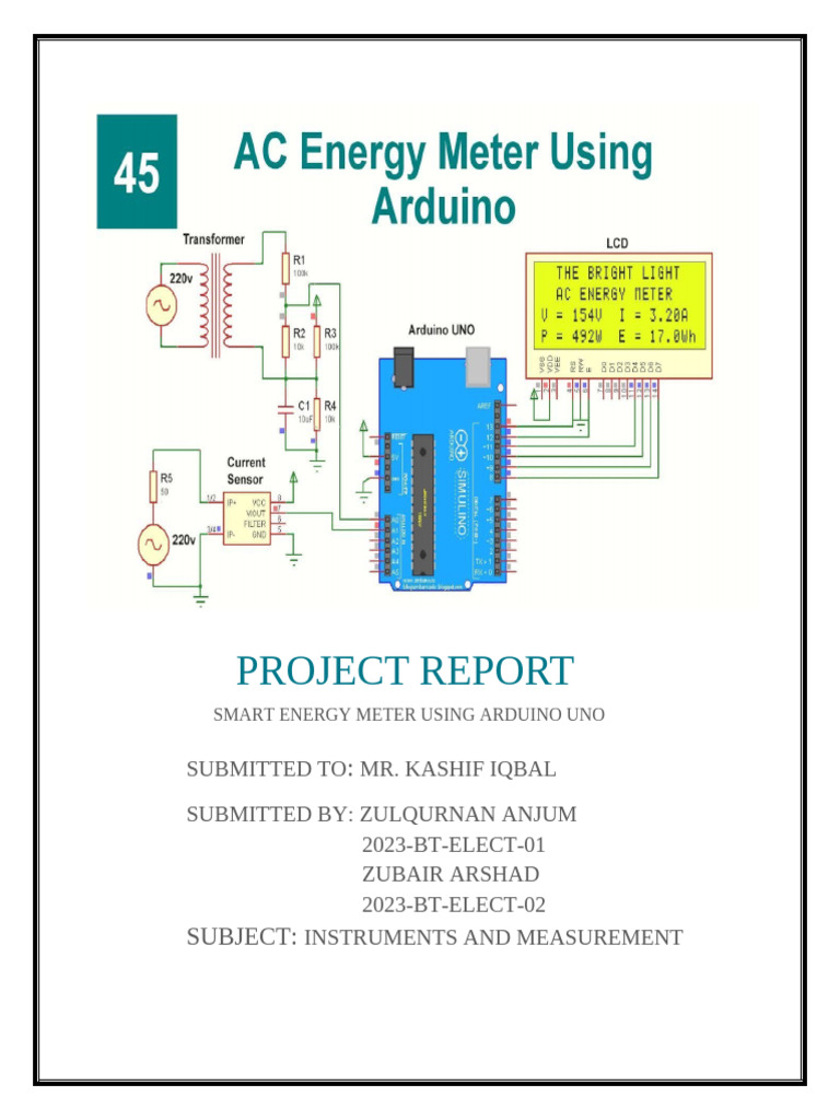 PROJECT REPORT | PDF | Arduino | Resistor