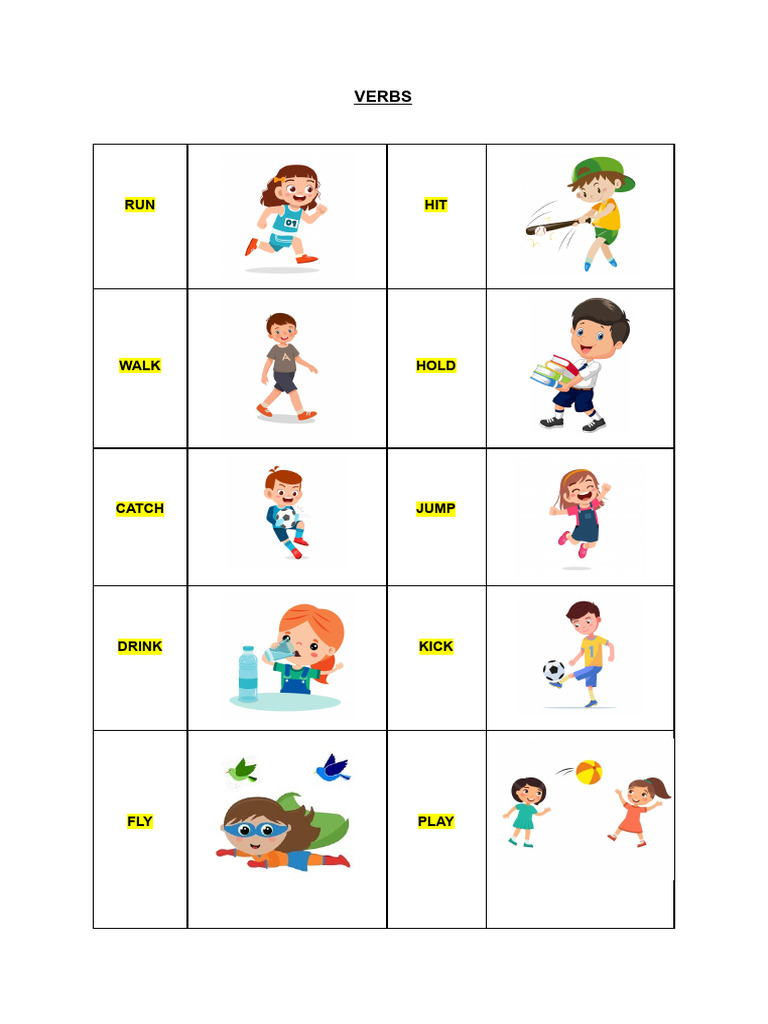 List of Common Action Verbs | PDF