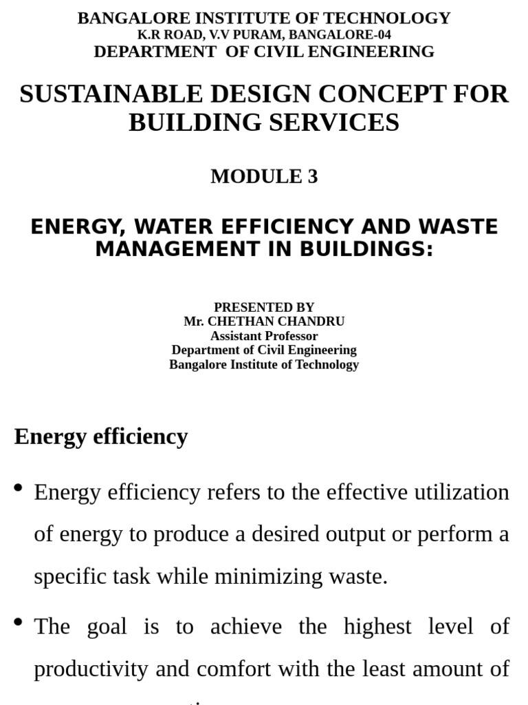 SDC Module 3 | PDF | Efficient Energy Use | Energy Conservation