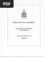 B.Sc. Botany 1st & 2nd Semester Syllabus 2024-25 | PDF | Microorganism ...