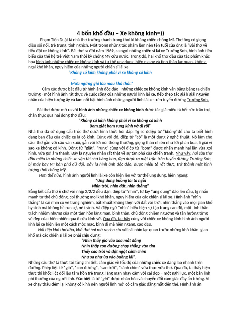Xe không kính-4 đầu,3 cuối | PDF