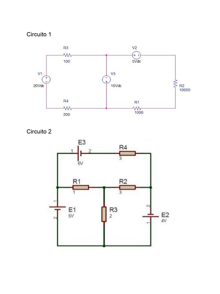 Circuitos Eléctricos Kirchoff | PDF