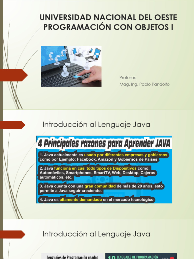 02-Uno Poo1 Clase 02 Java | PDF | Java (lenguaje de programación ...