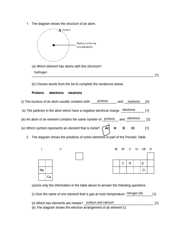 Kami Export - cheshta Makhija - Grade 8-Revision paper- The periodic ...