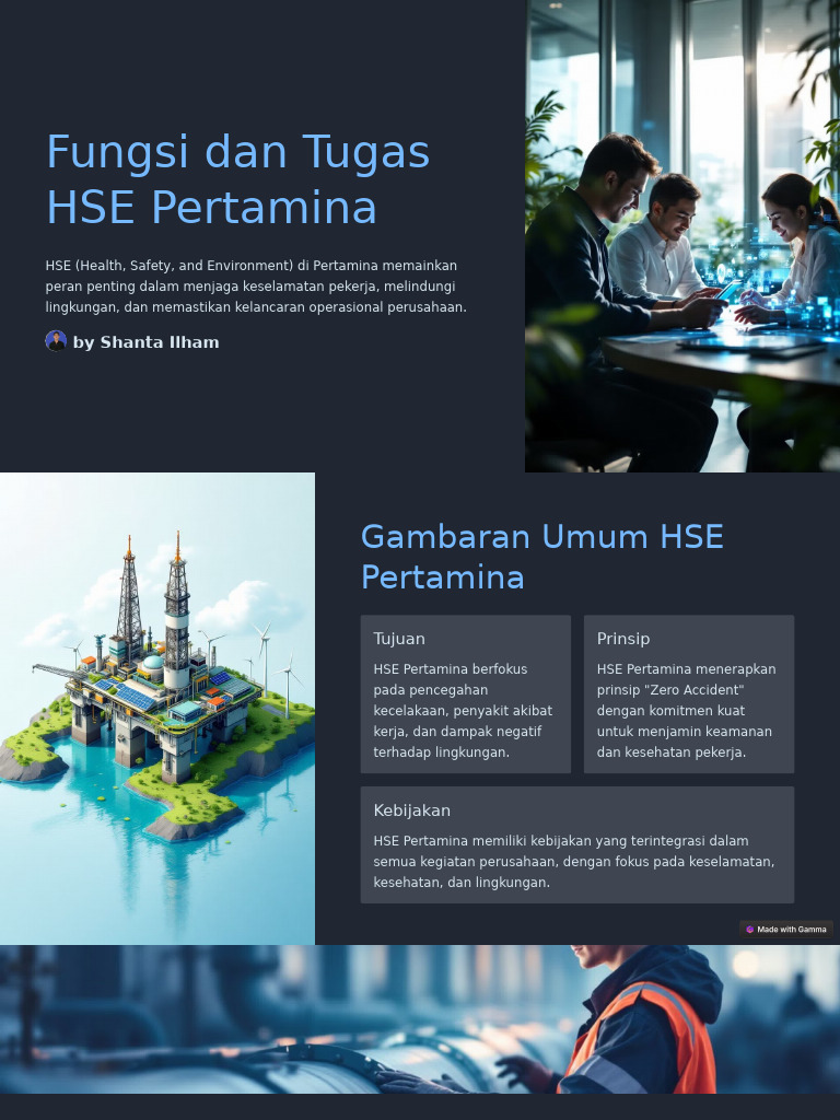 Fungsi dan Tugas HSE di Pertamina | PDF