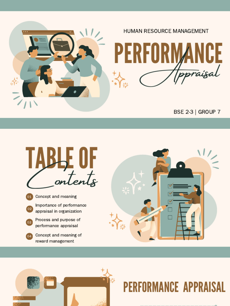 Group 7 Performance Appraisal 1 | PDF | Performance Appraisal | Motivation