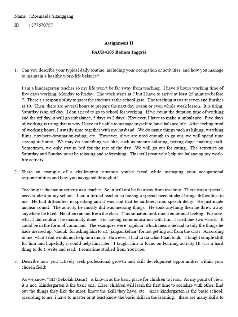 Assignment II English | PDF | Dogs