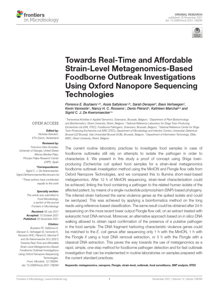 Towards Real-Time and Affordable Strain-Level Metagenomics-Based ...