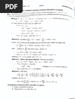 Construction of Analytic Functions: (Milne-Thomson Method) | PDF ...