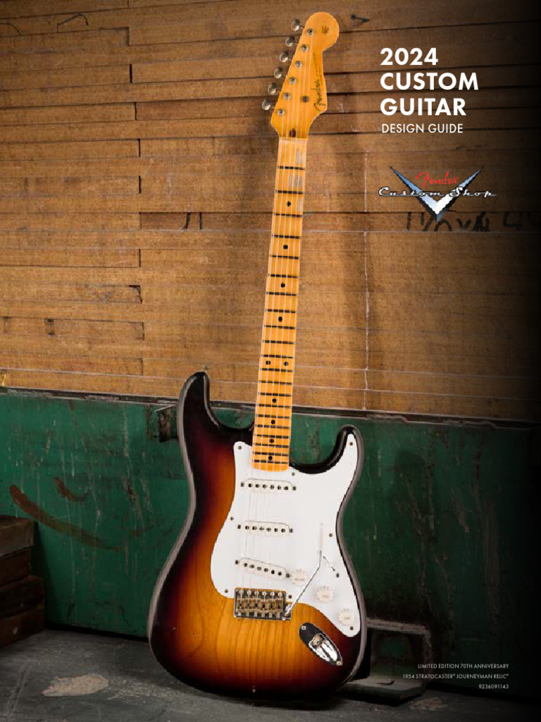 2024 Custom Shop Design Guide | PDF | Guitars | Guitar Family Instruments