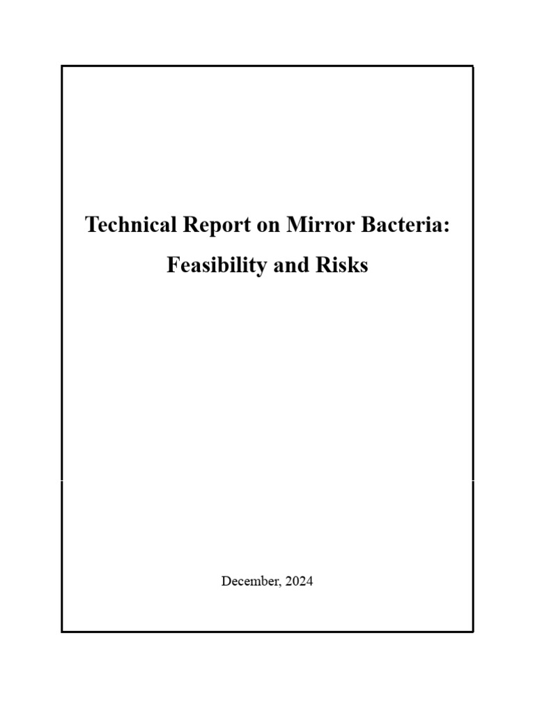 Mirror Bacteria: Risks & Feasibility | PDF | Bacteria | Proteins