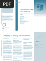 Concrete Sampling Guidelines | PDF | Concrete