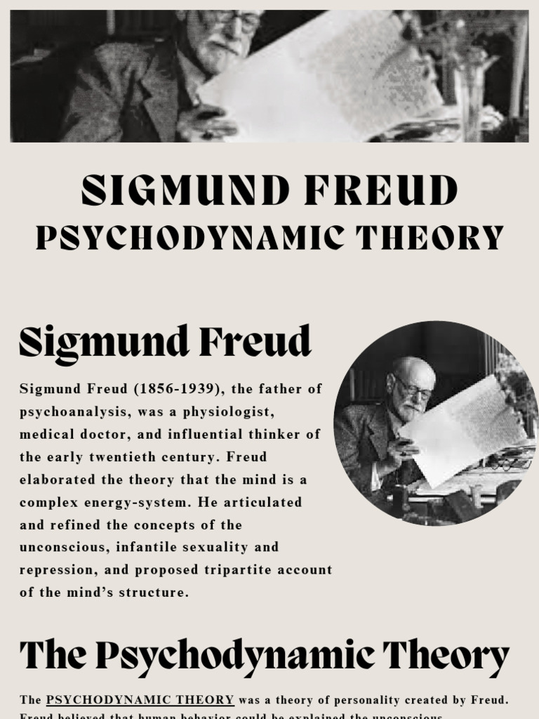Sigmund Freud Psychodynamic Theory | PDF | Id | Sigmund Freud
