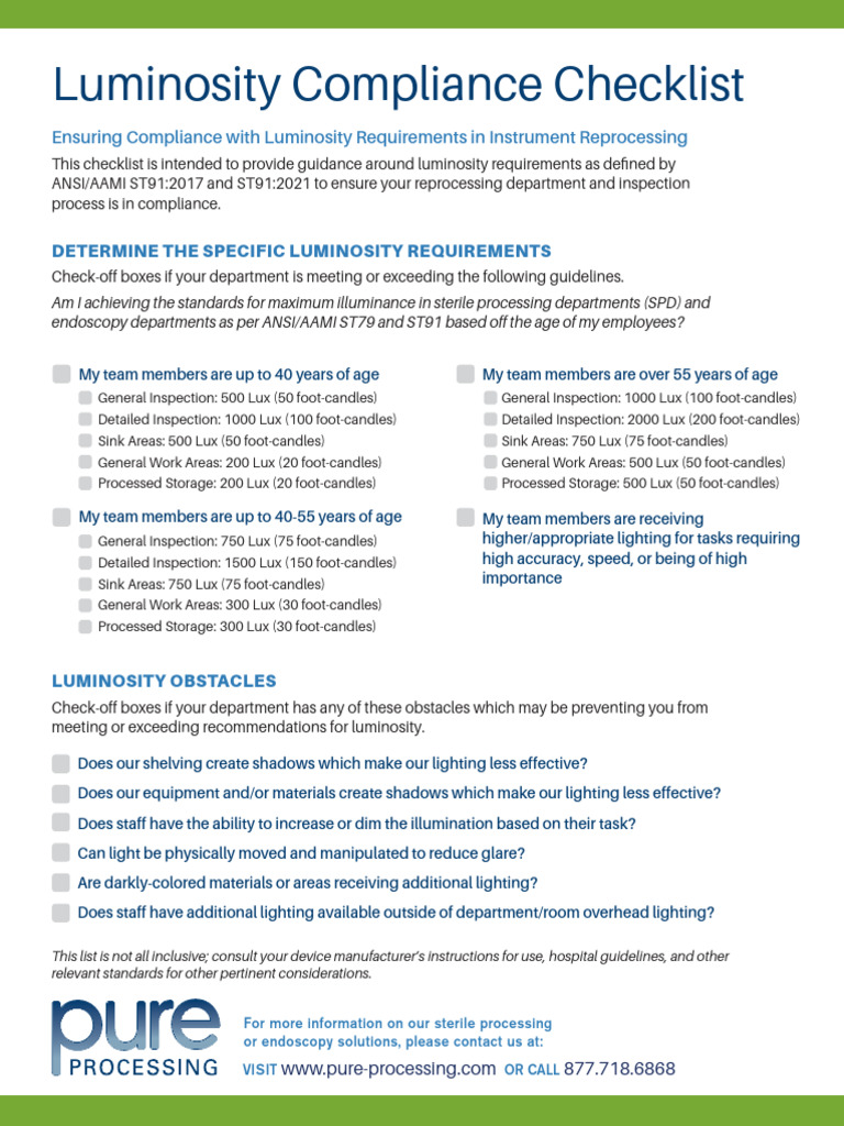 Luminosity_checklist-3 | PDF | Lighting