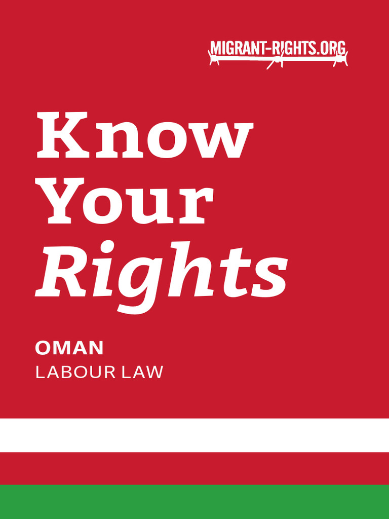 Know-Your-Rights_Oman_-Labour-Law-as-of-Oct-9 | PDF | Employment ...