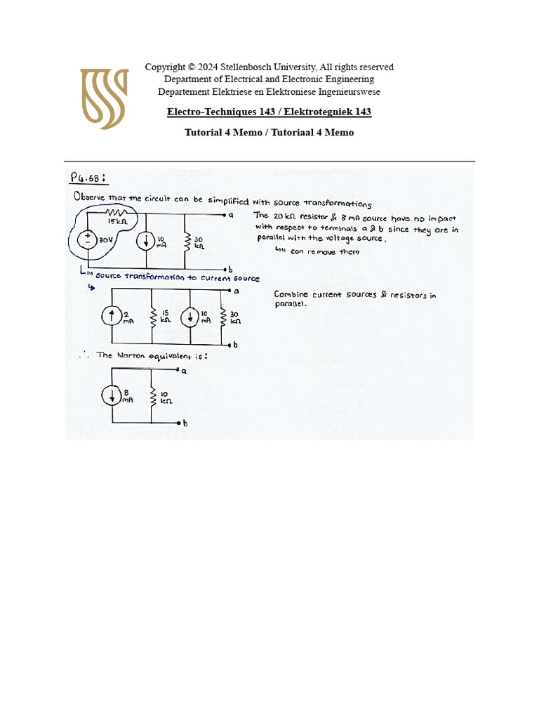 Tutorial 4 Memo | PDF