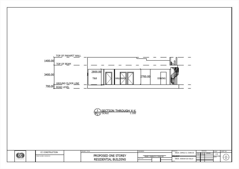 AUTOCAD 2024 work-Cross-Section | PDF | Buildings And Structures ...