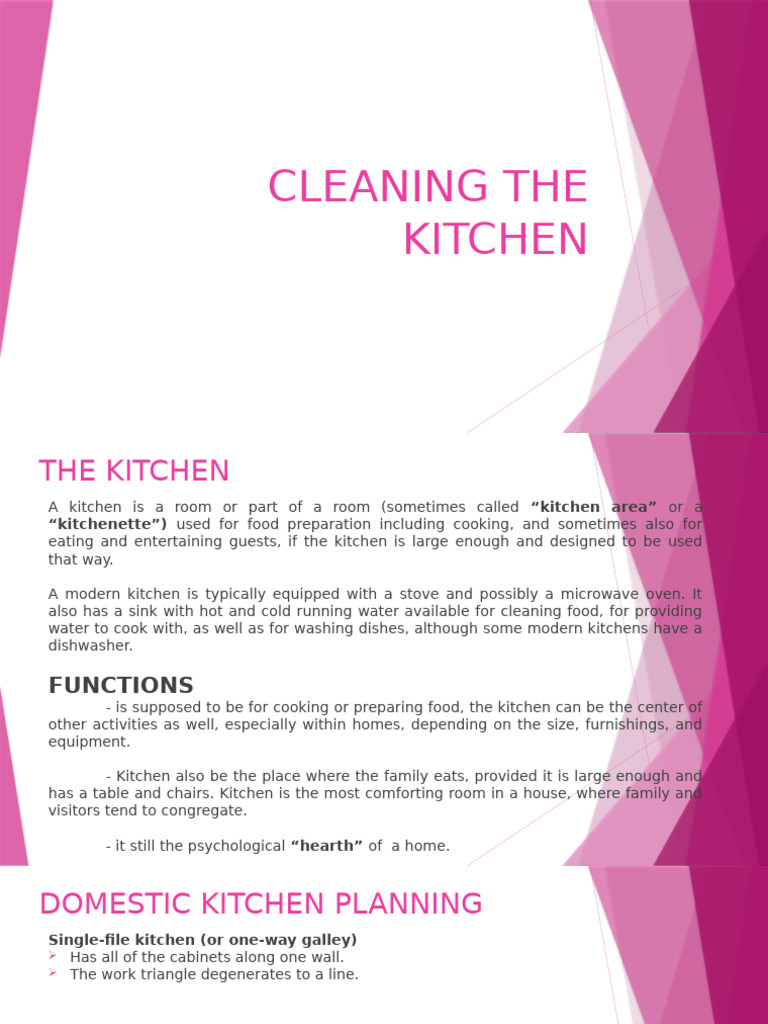 Cleaning The Kitchen | PDF | Infection | Pathogen