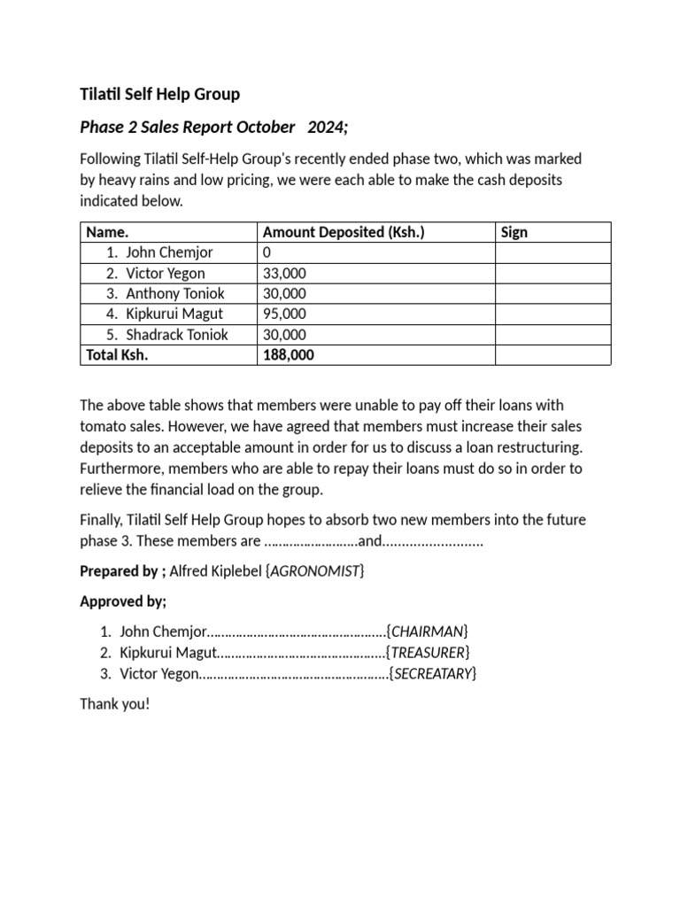 PHASE 2 {II} REPORT | PDF