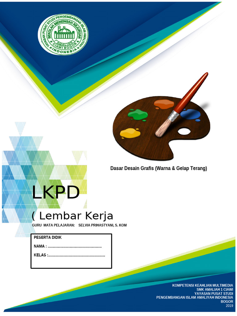 Desain Cover LKPD Multimedia 2019 | PDF