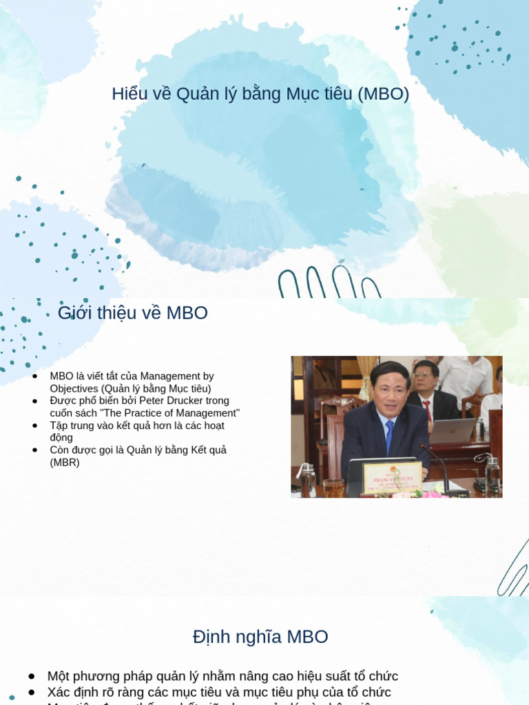 Hiểu Về Quản Lý Bằng Mục Tiêu (MBO) | PDF