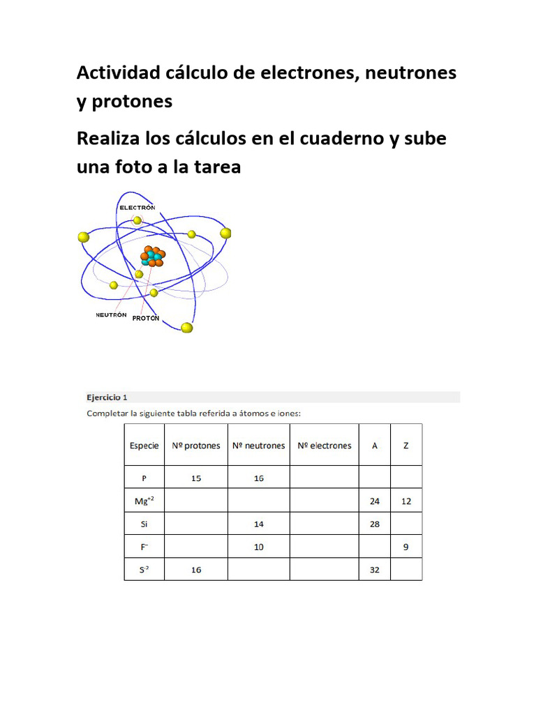 Calculo Protones | PDF