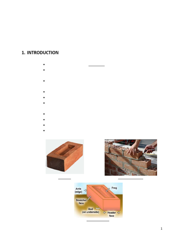 Engineering Materials Chapter Bricks Pdf Brick Lime Material