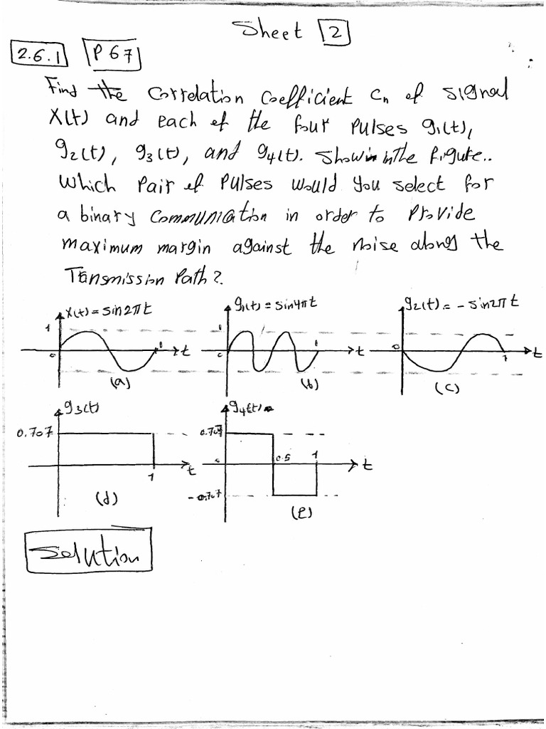 Sheet - 02 - Analog Communications | PDF