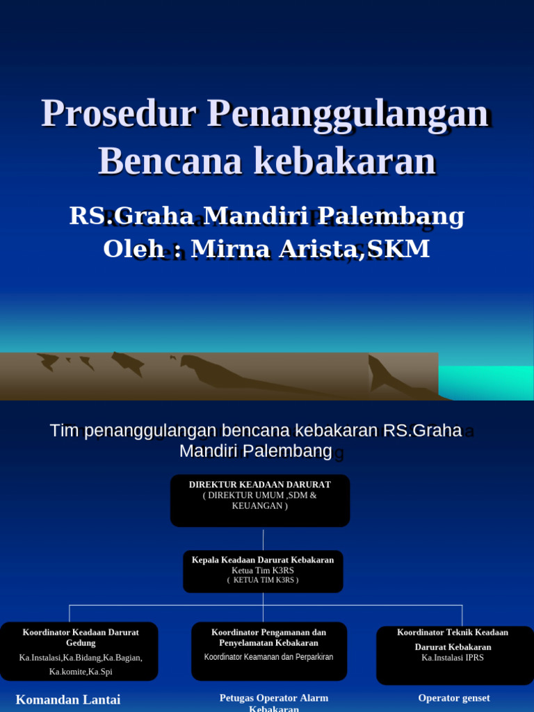 Prosedur Penanggulangan Bencana Kebakaran | PDF