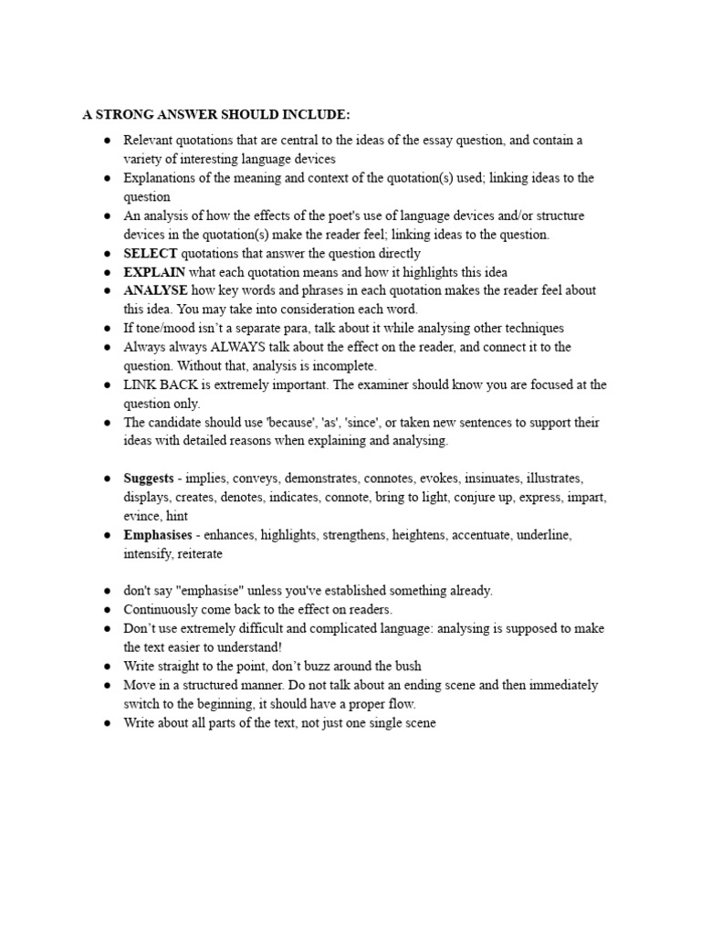 English Literature answer notes (1) | PDF | Poetry | Plot (Narrative)