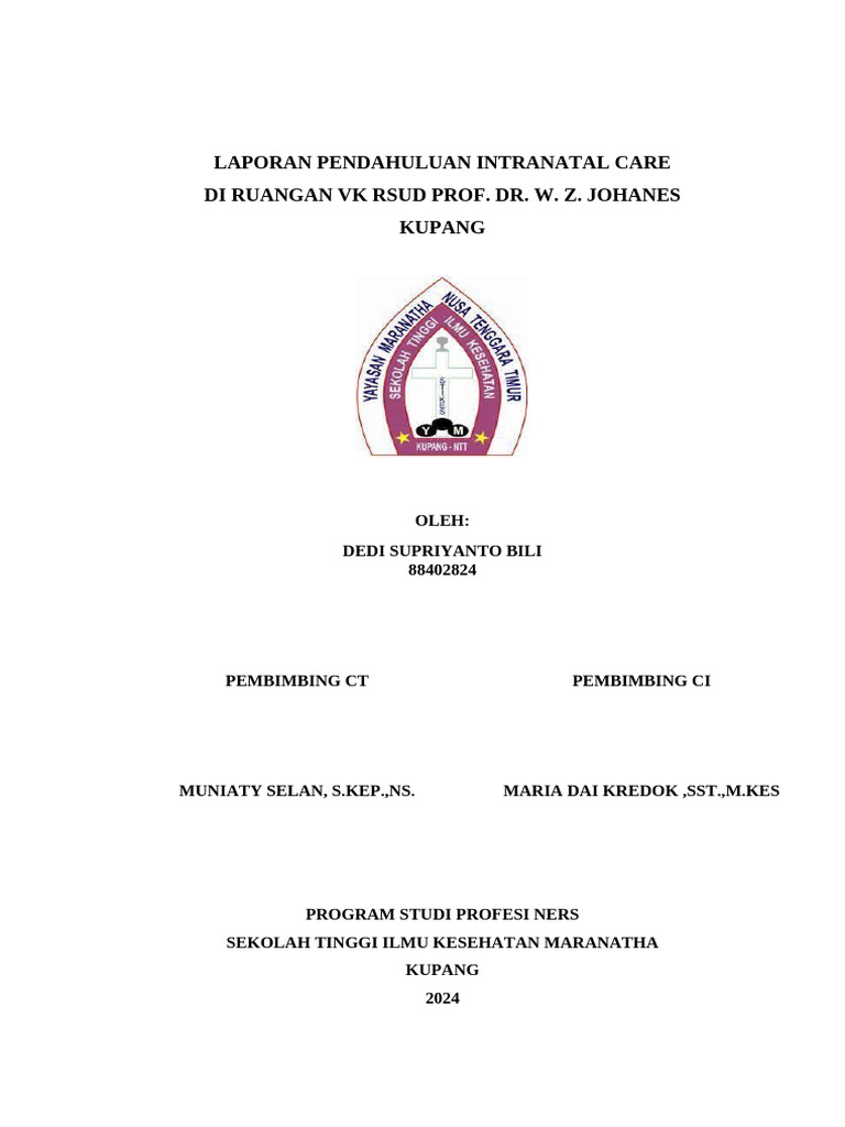 LP Persalinan Normal-Cristin | PDF