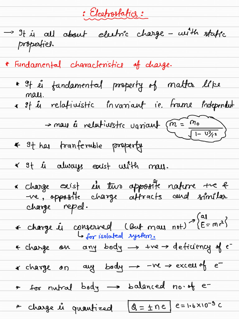 Electrostatic 1 | PDF