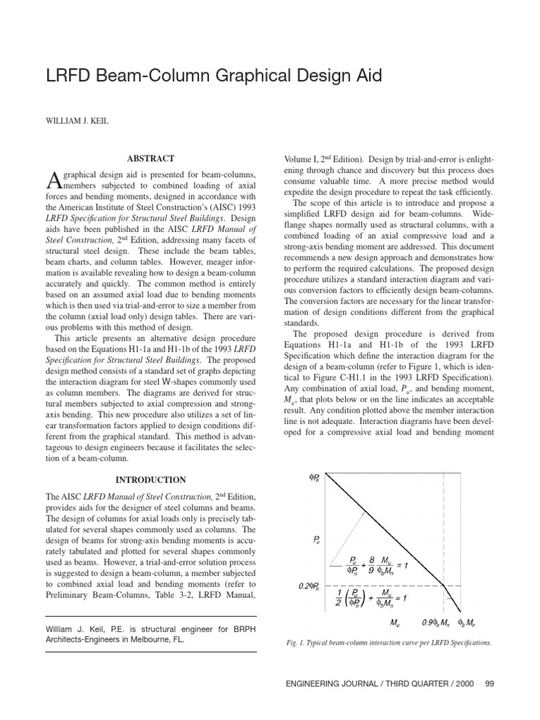 RCC Column Design Aid | PDF | Bending | Beam (Structure)