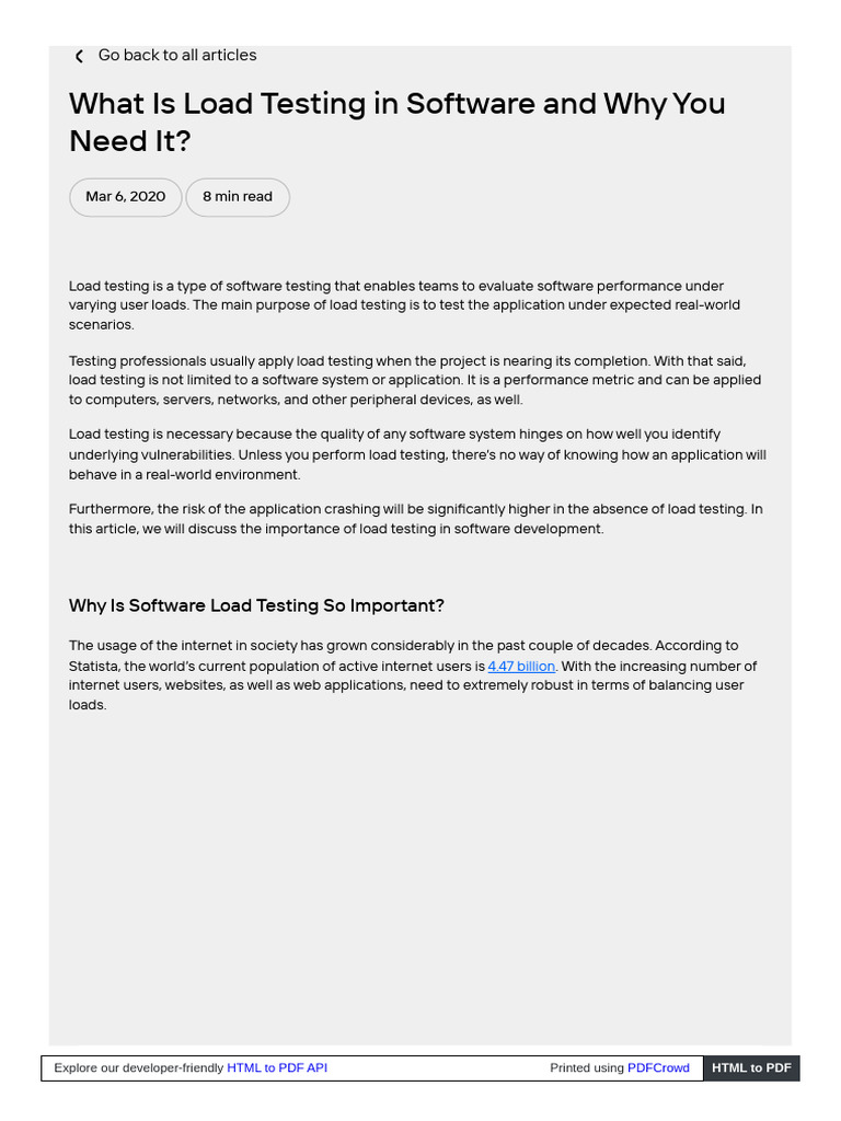 pflb_us_blog_what_is_load_testing | PDF | Software Testing | Software