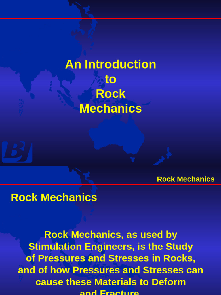 Sec 6 Rock Mechanics | PDF | Deformation (Engineering) | Fracture